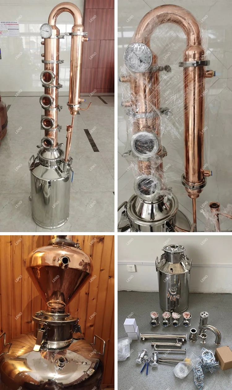 LENO Price Liquor Distillation Column - Copper Pot Still
