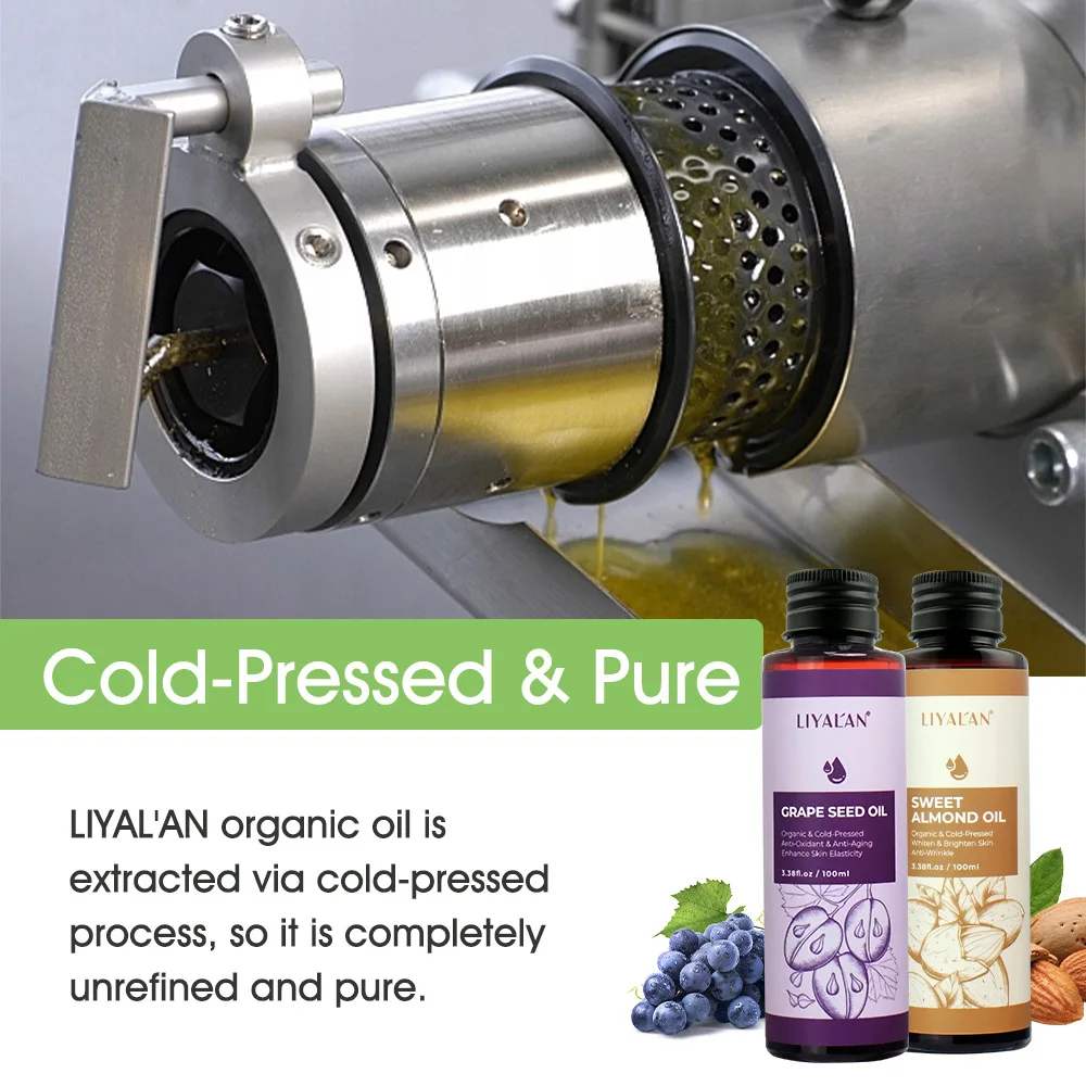 Hair Care Organic Castor Oil Black Seeds and Spa Body Care Massage ...