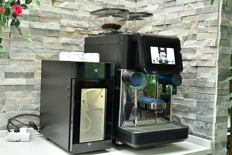 Milk Refrigerator Milk Cooler 8l For Coffee Machine With Temperature ...