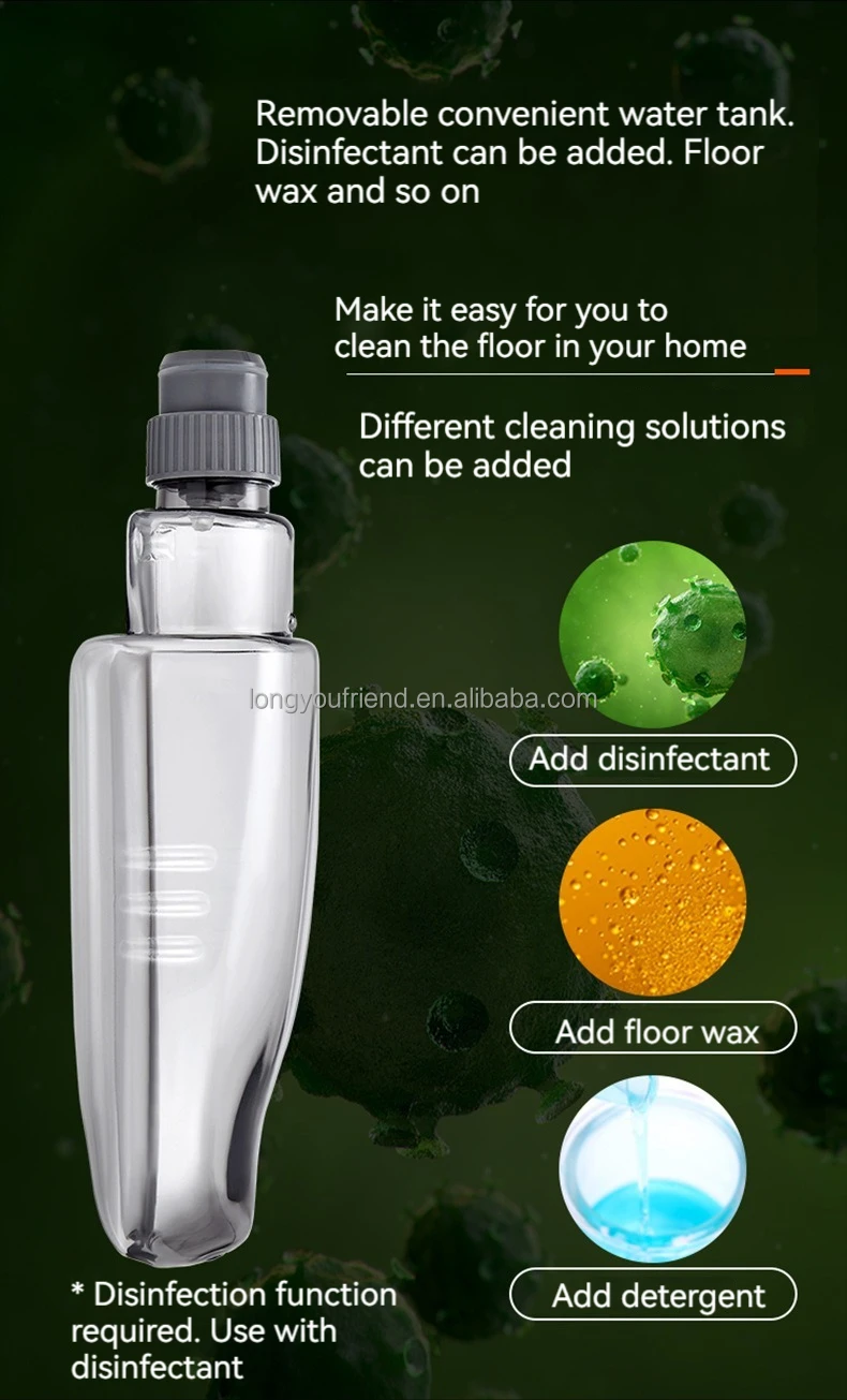 Multifunctional Wet Dry Hand-Free Spray Mop Rectangle Mop Head Easy ...