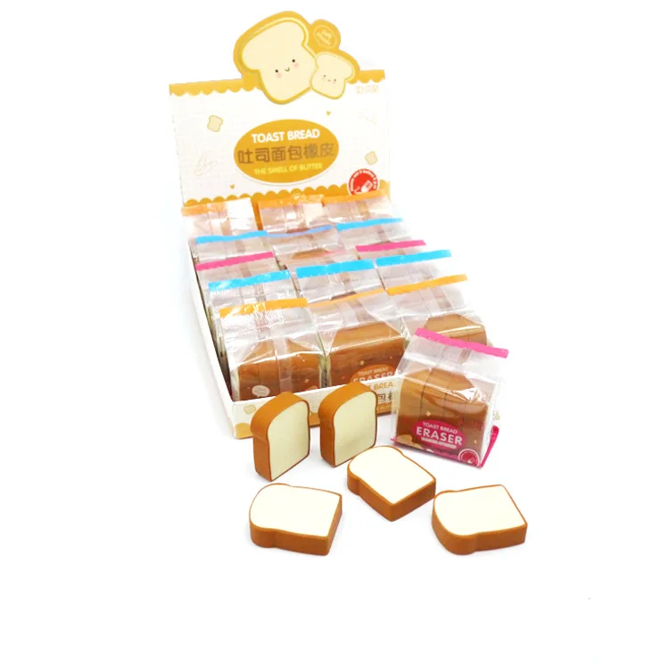 Toast Bread Eraser - Cute & Promotional Student Stationery