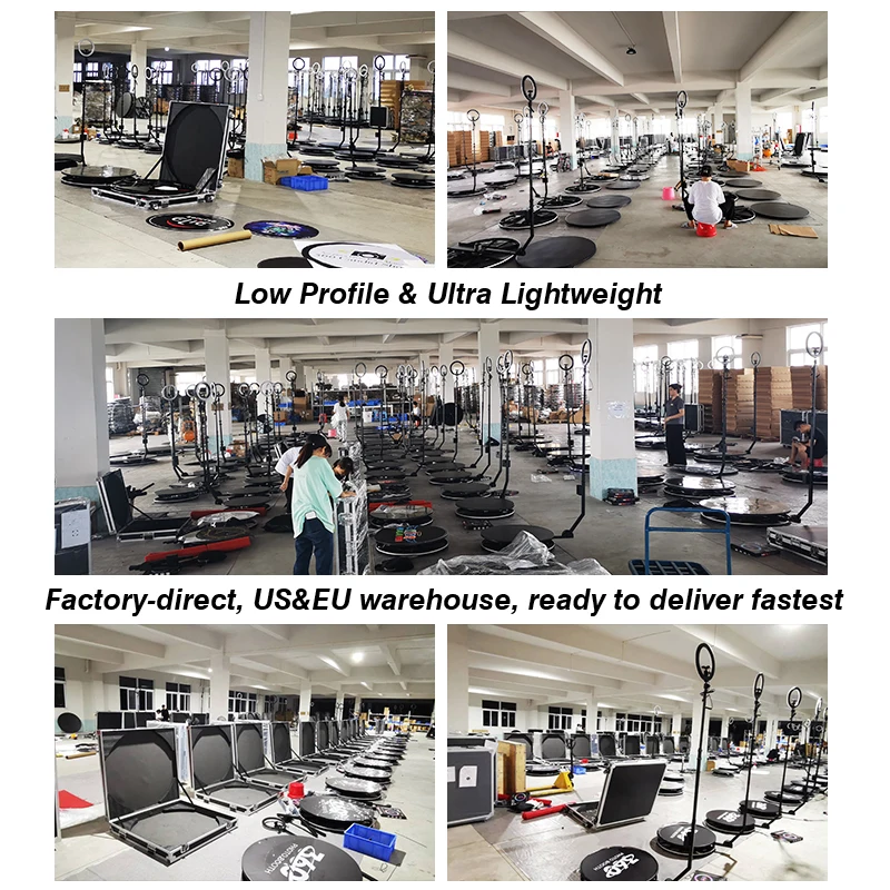 Adjustable 360 Photo Booth Rotating Automatic Slow Motion Machine Magic ...