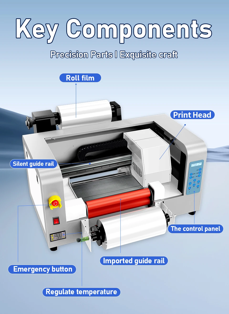 Multifunction UV Sticker Printer - 300x100m COLORSUN DTF