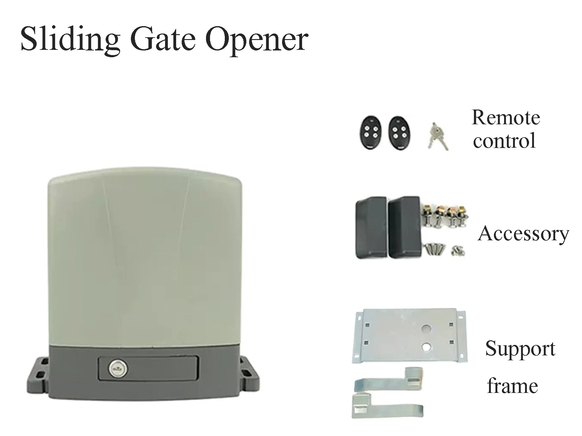 Silent Automatic Sliding Gate Opener Modern Motor Design For Perfect ...