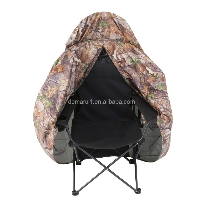 Outdoor See Through Camo Hunting Ground Blind Chair Hunting Tent Chair ...