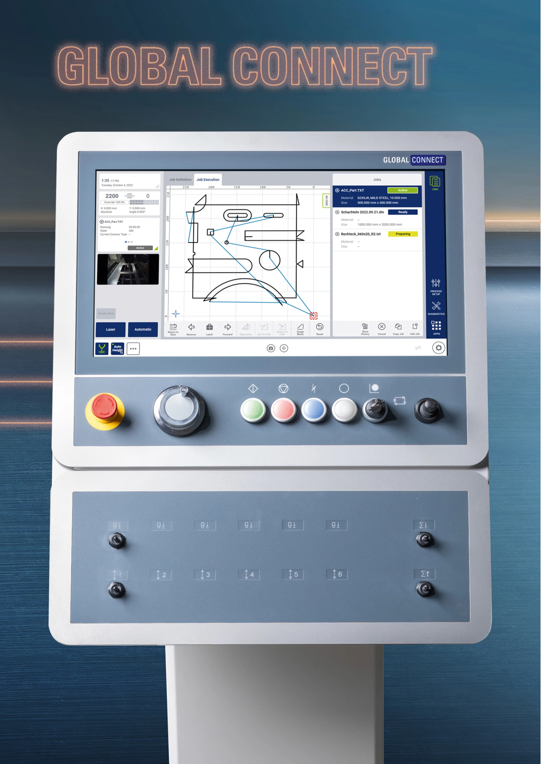 Messer ELEMENT 5 Axis CNC Bevel Laser Cutting Machine