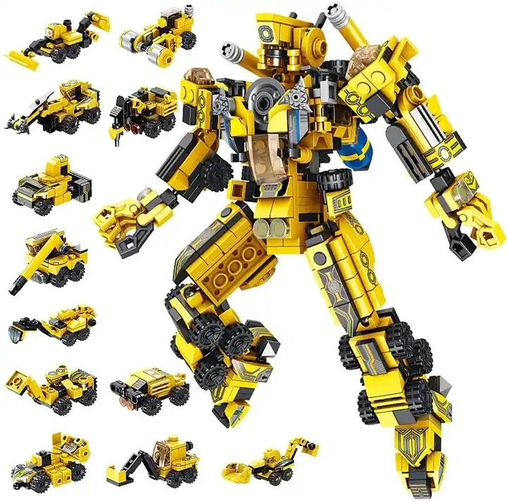 573 PCS Robot STEM Toys - Transform Brick Building Fun
