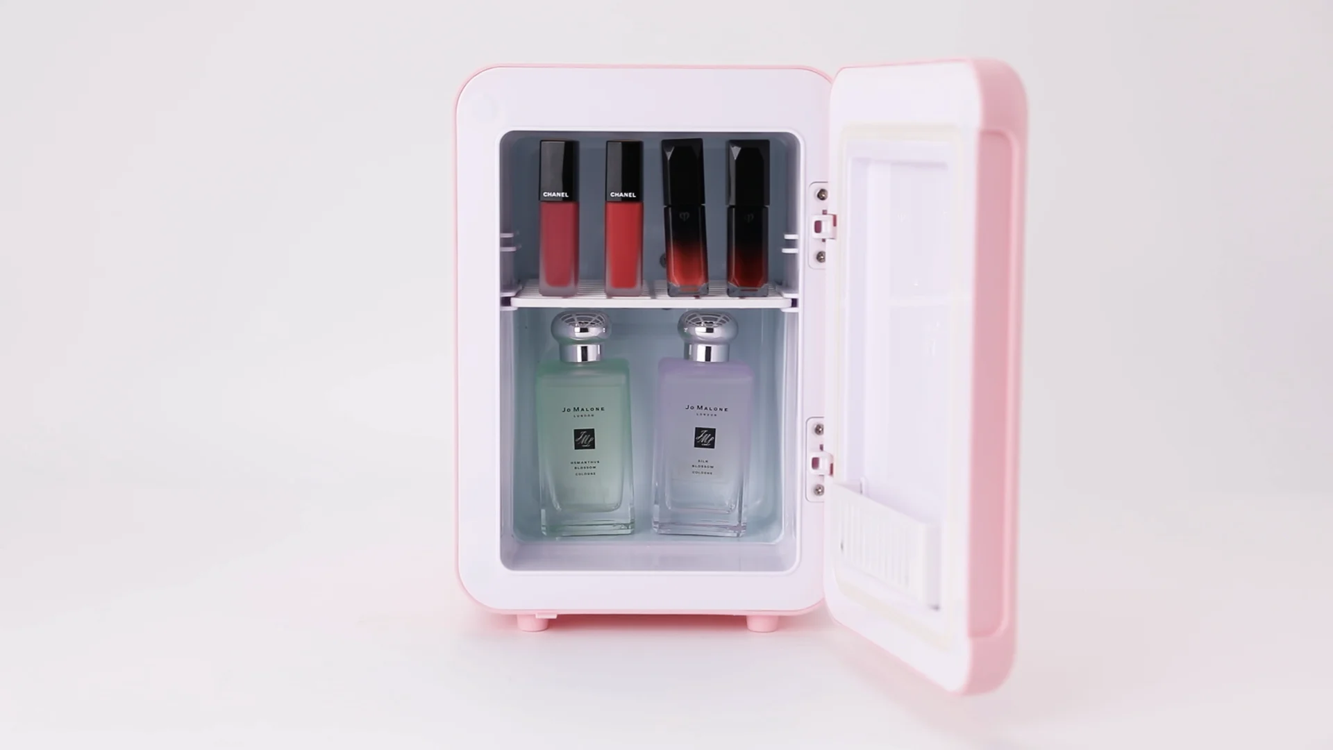 4 Liter Semiconductor Low Noise Warm And Cold Pink Mini Fridge Makeup ...