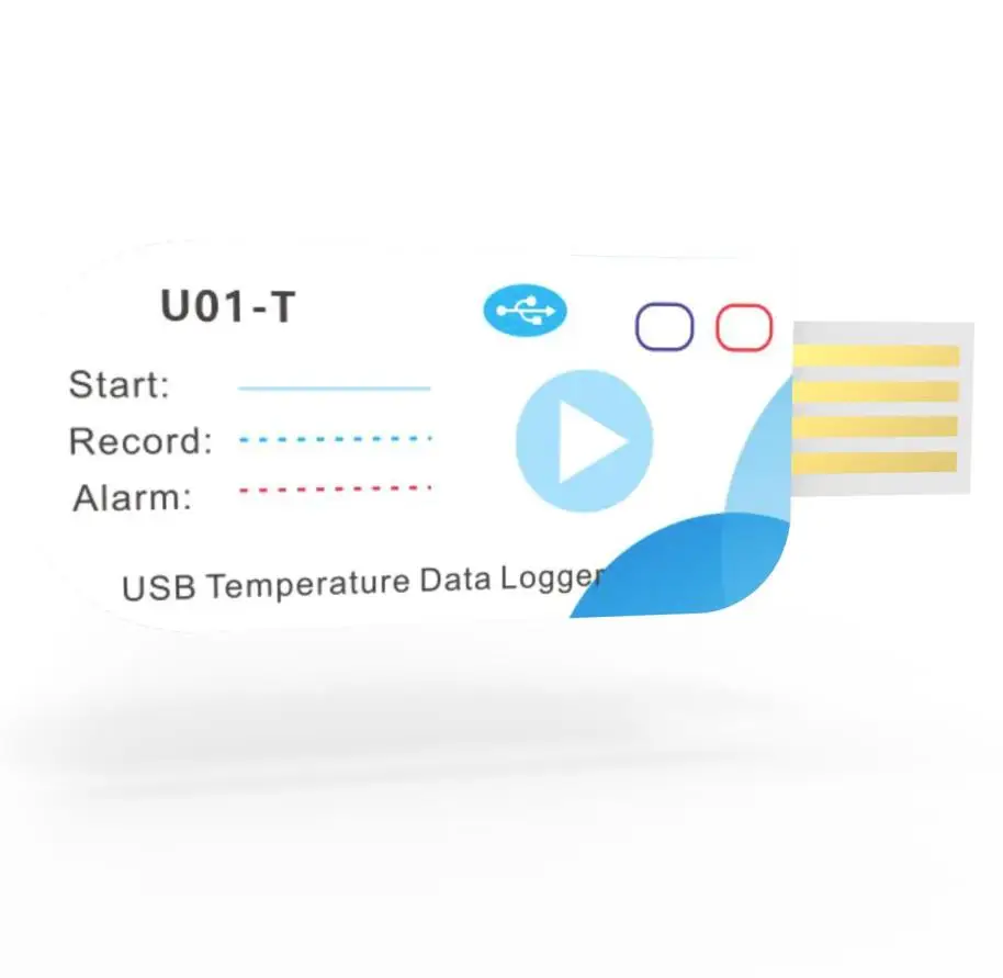 U01-t用于温度监控的一次性usb温度数据记录器 - Buy Usb Temperature Humidity Data Logger ...