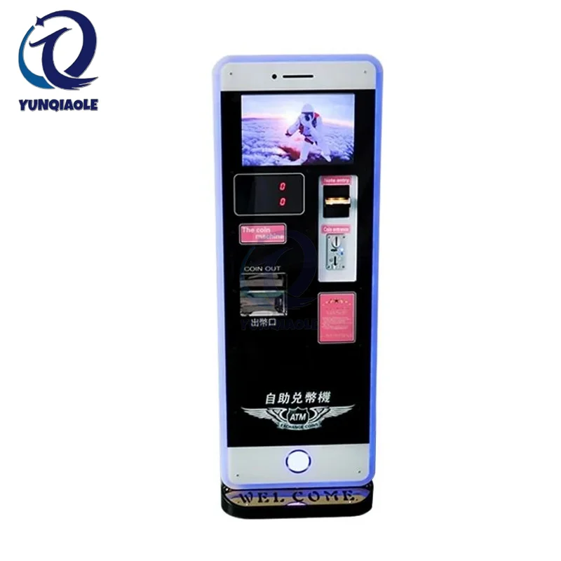 Hot Sale Coin Dispenser Credit Card Arcade Atm Bill To Coin Exchange ...