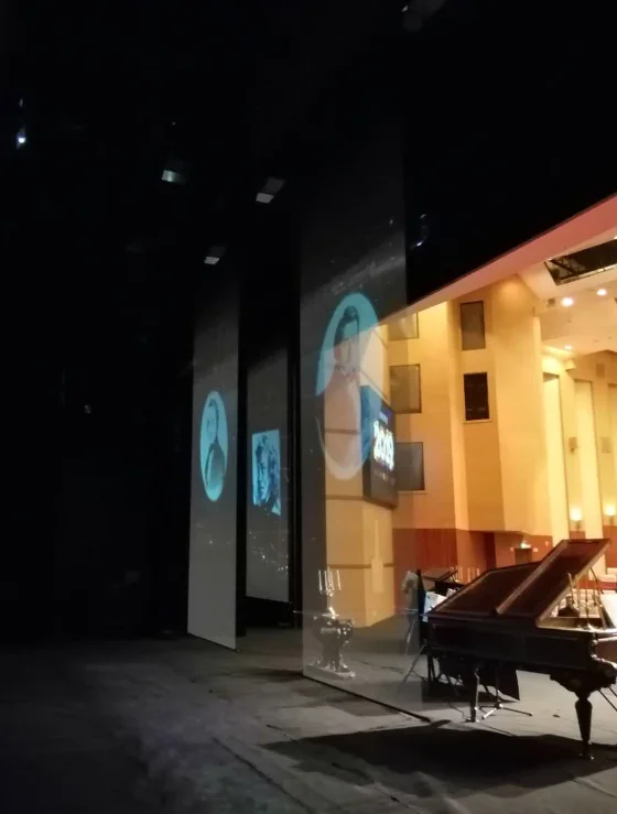 Transparent Holographic Mesh Projector Screen 3d Hologram Projection ...