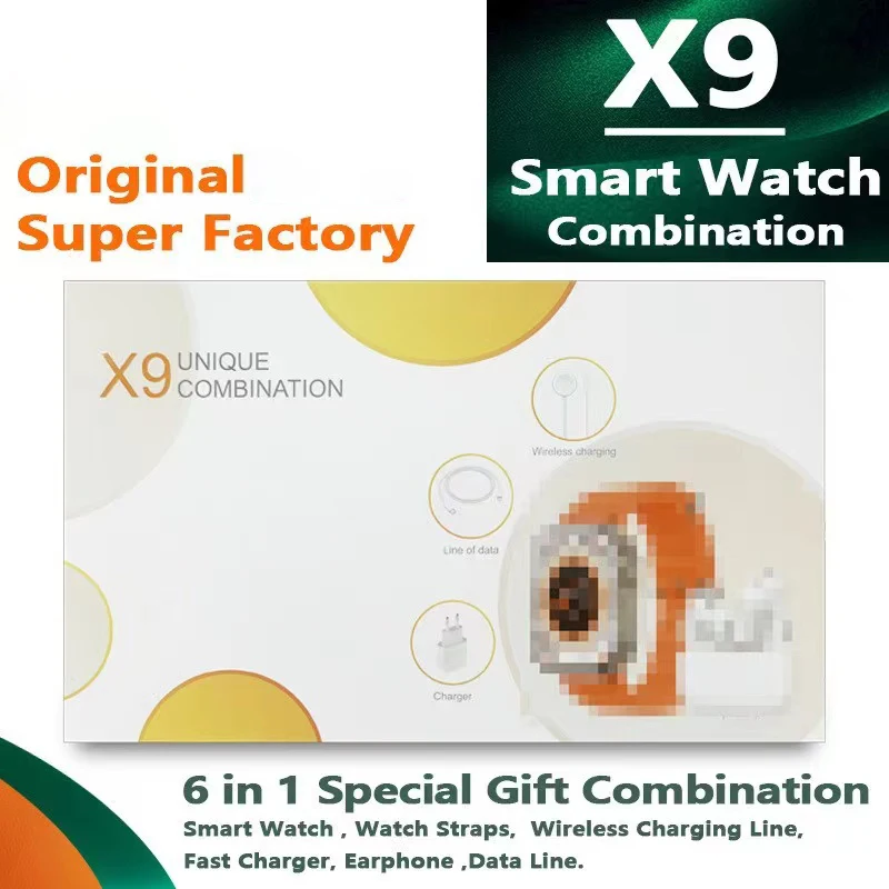 X9 Unique Combination Ultra Smart Watch 2inch Pd Wireless Charger Real ...