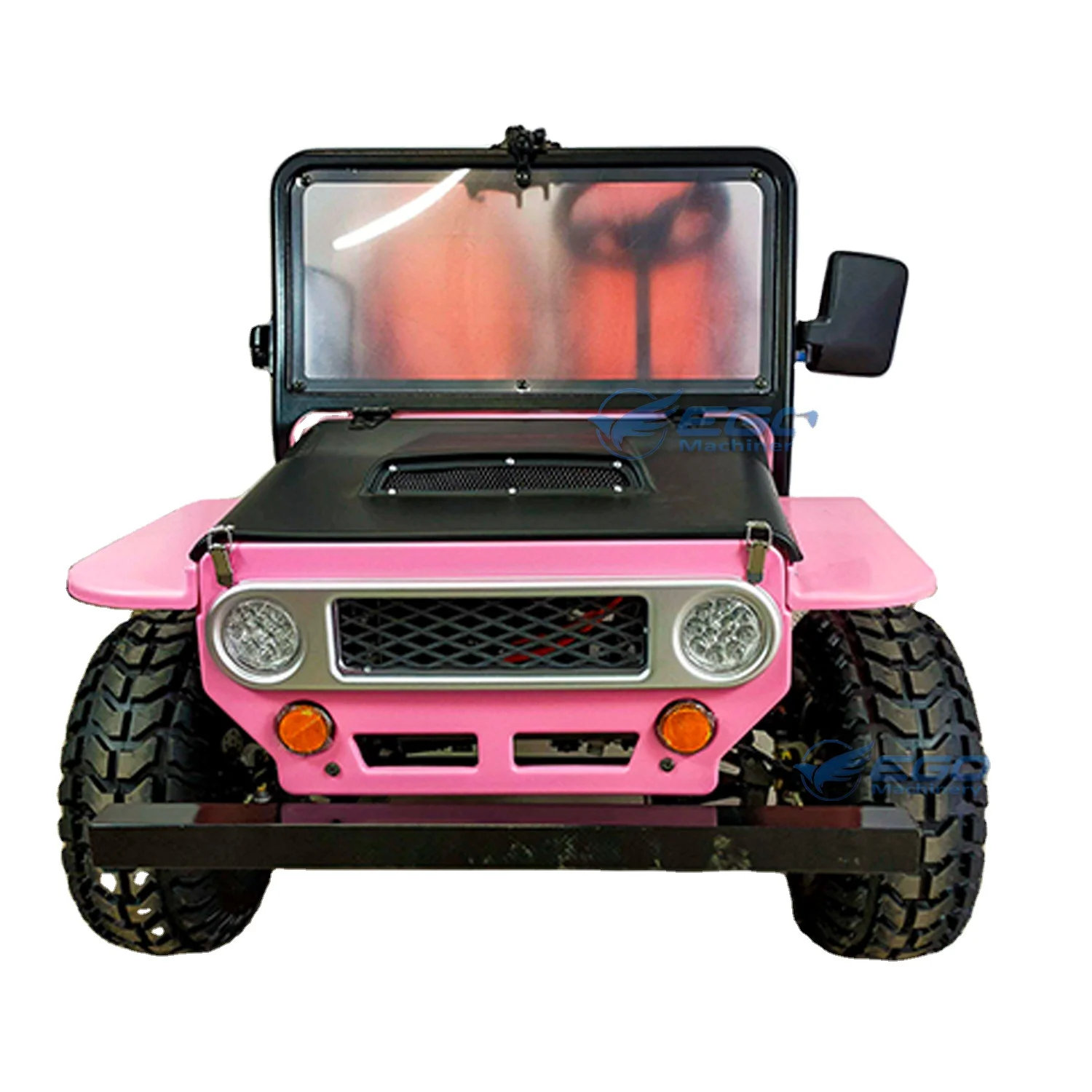 Mini Jeep 150cc 1200w Electric Mini Willys Jeep 60v Lithium Battery Atv ...