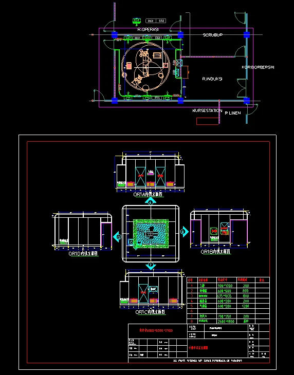 Surgical Ot Room System with Laminar Flow - AMBER OT ROOM01