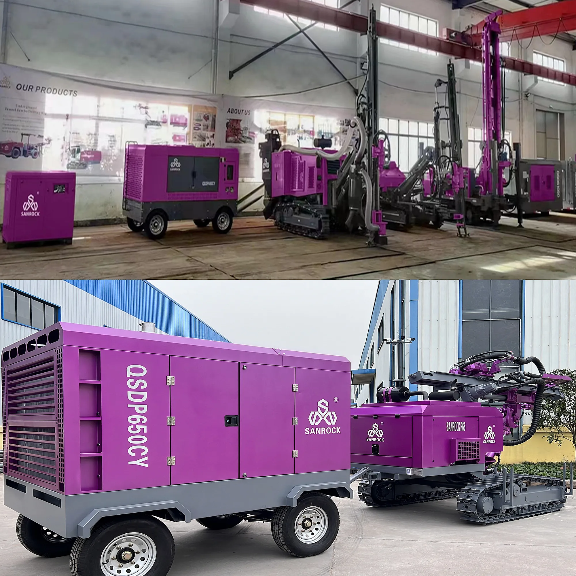 Mining Drilling Rig Equipment Hard Rock Blast Hole Hydraulic Dth ...