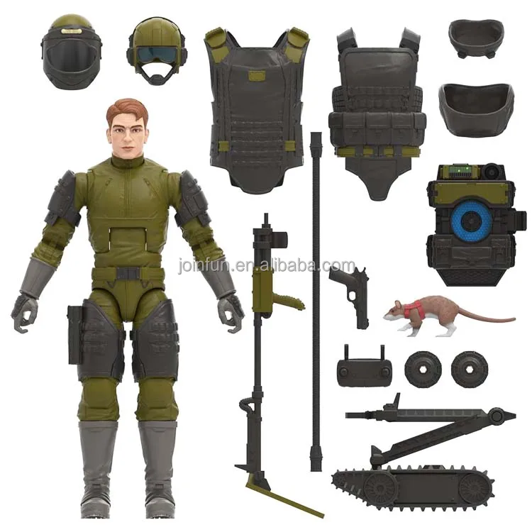 Custom Army Man Action Figure Set - OEM Military Toy with 3D ...
