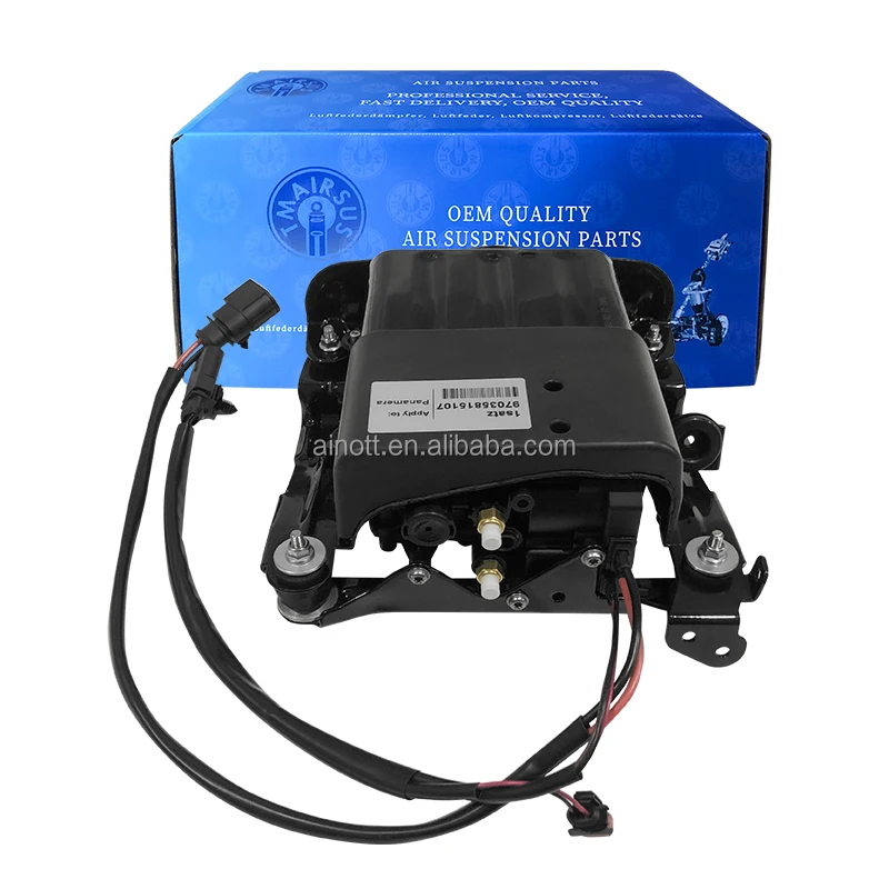 Air Suspension Compressor Pump Assembly For Pana-mera 970 2009-2017 ...