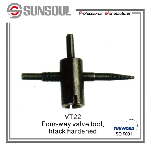 4 Way Tire Valve Stem Core Repair Tool Remover Removal Tube Reamer Tire ...