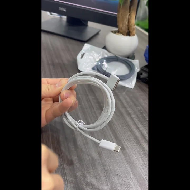 Magnetic Magsaf* 3 To Type-c Charge Cable 140w T Head To Usb C Fast ...