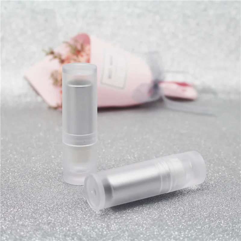 Wholesale 12.1mm Abs Frosted Transparent Lipstick Tube Empty Cosnetic ...
