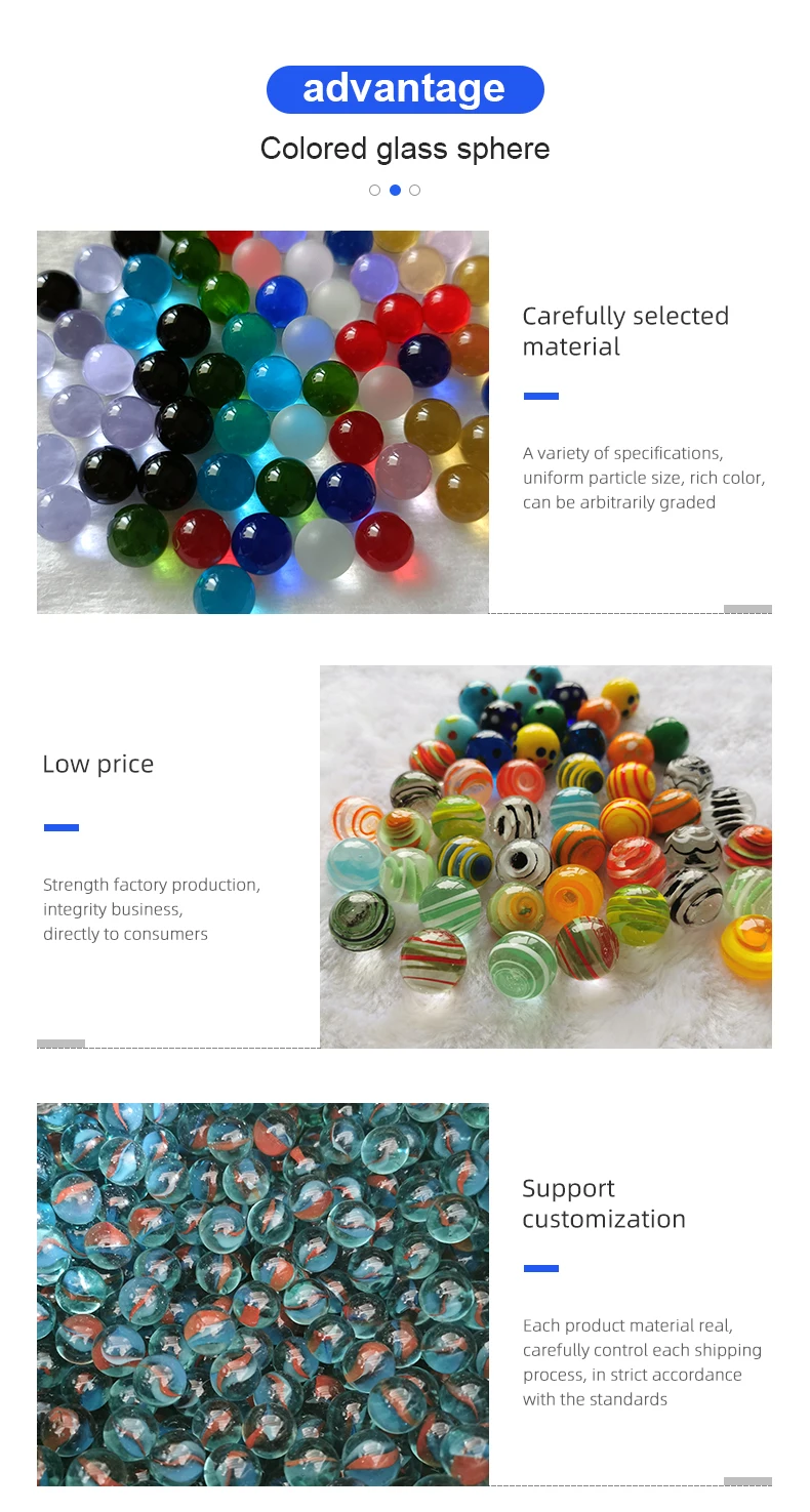Shop Our Hot Sale Customized Glass Marble Balls for Kids