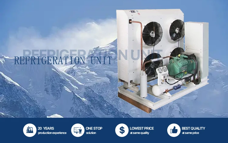 380V Energy Saving 1.5hp Refrigeration Compound Compressor Condensing ...
