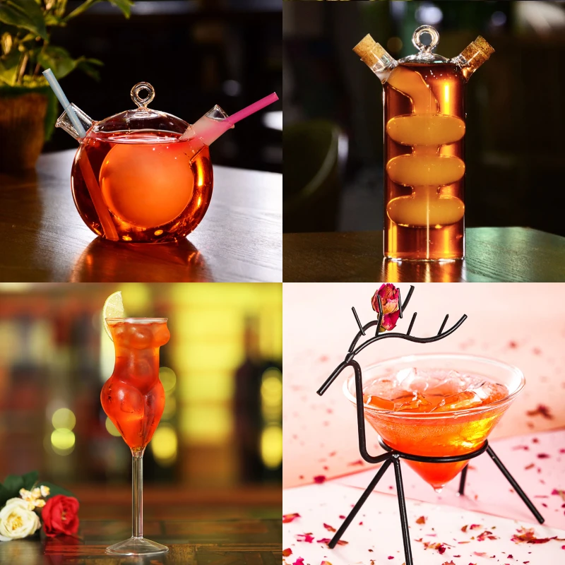 Unique Shape Cocktail Glasses - Perfect for Holiday Gifts