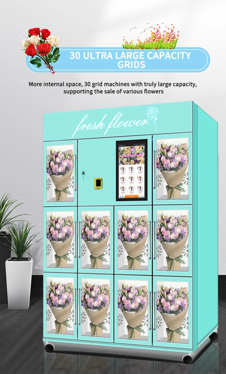 Automatic Flower Vending Machine - 10-Lattice Gifts