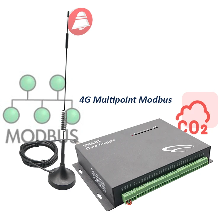 RS485 Modbus Temperature Controller 4G Modbus Meter Monitoring System ...