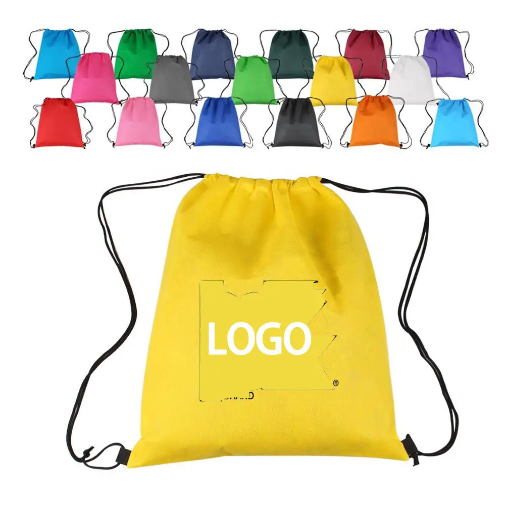 Drawstring Bag Custom Logo 210D Polyester| Alibaba.com