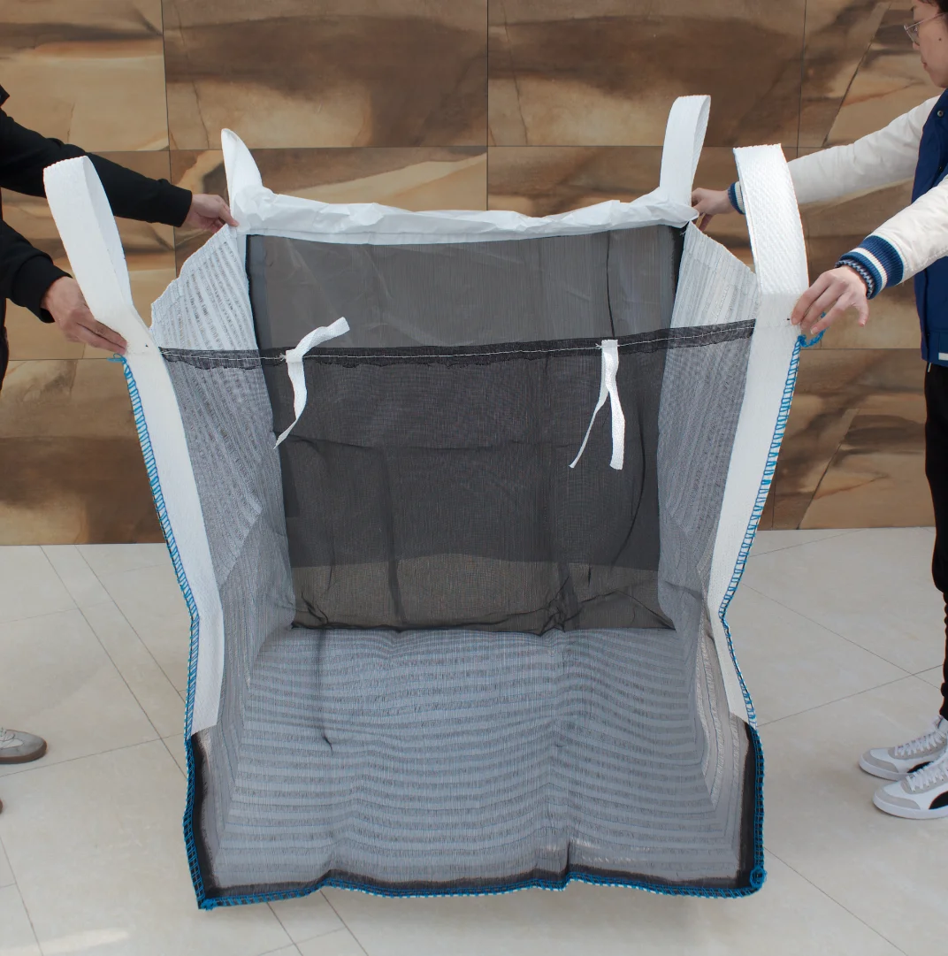Firewood Ventilated Mesh Fibc Bulk Bag Air Ventilation Big Bag - Buy ...