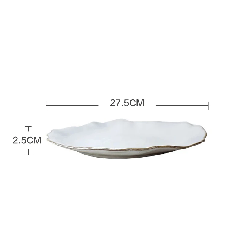 Wholesale Irregular Shape Ceramic Stoneware Plates