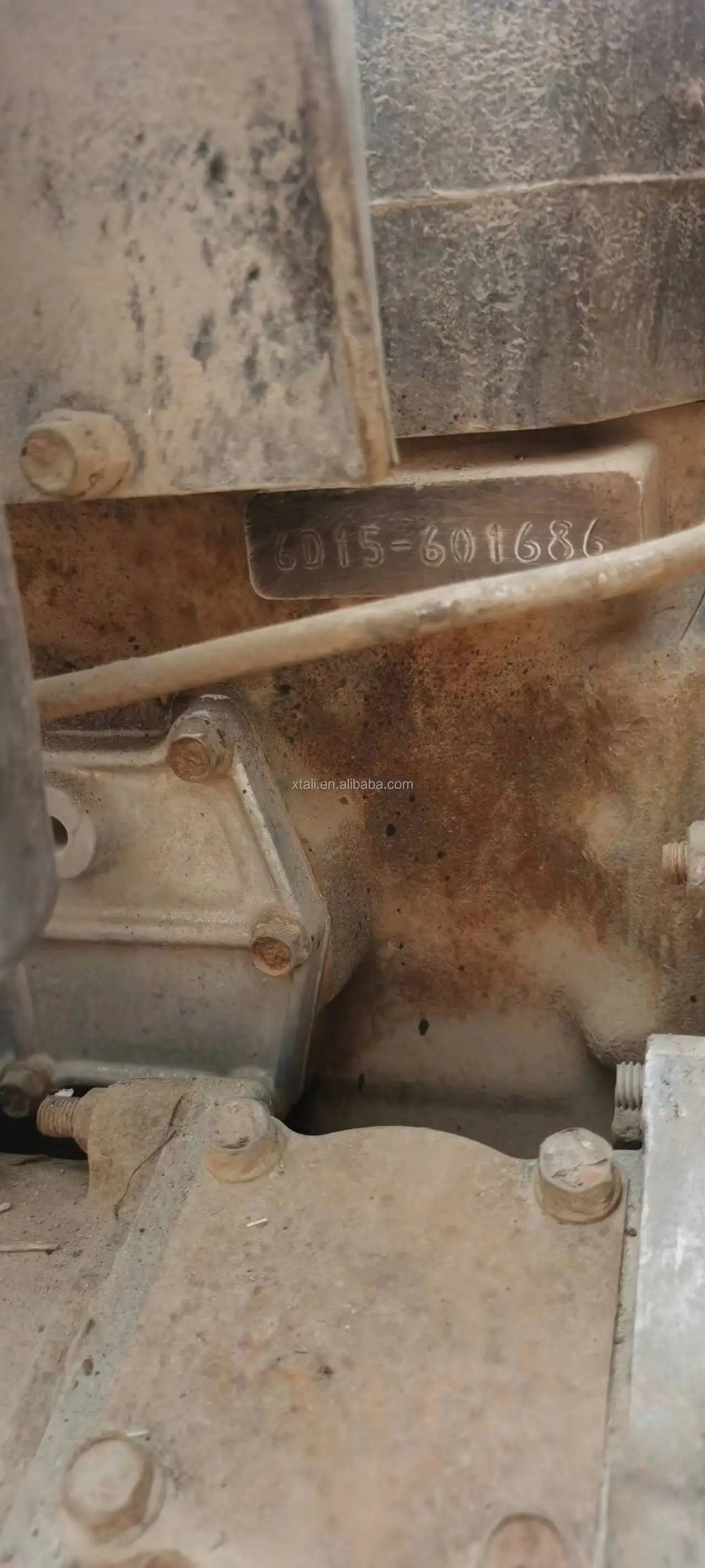 Well Running M1t Su B1shi 6d15 6d16 Complete Engine Used Assy With 6 ...