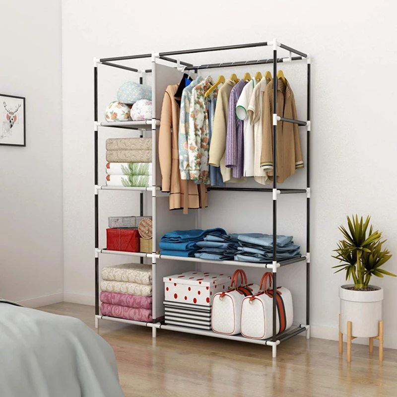 DIY Fabric Closet - Detachable Wardrobe for Living Room