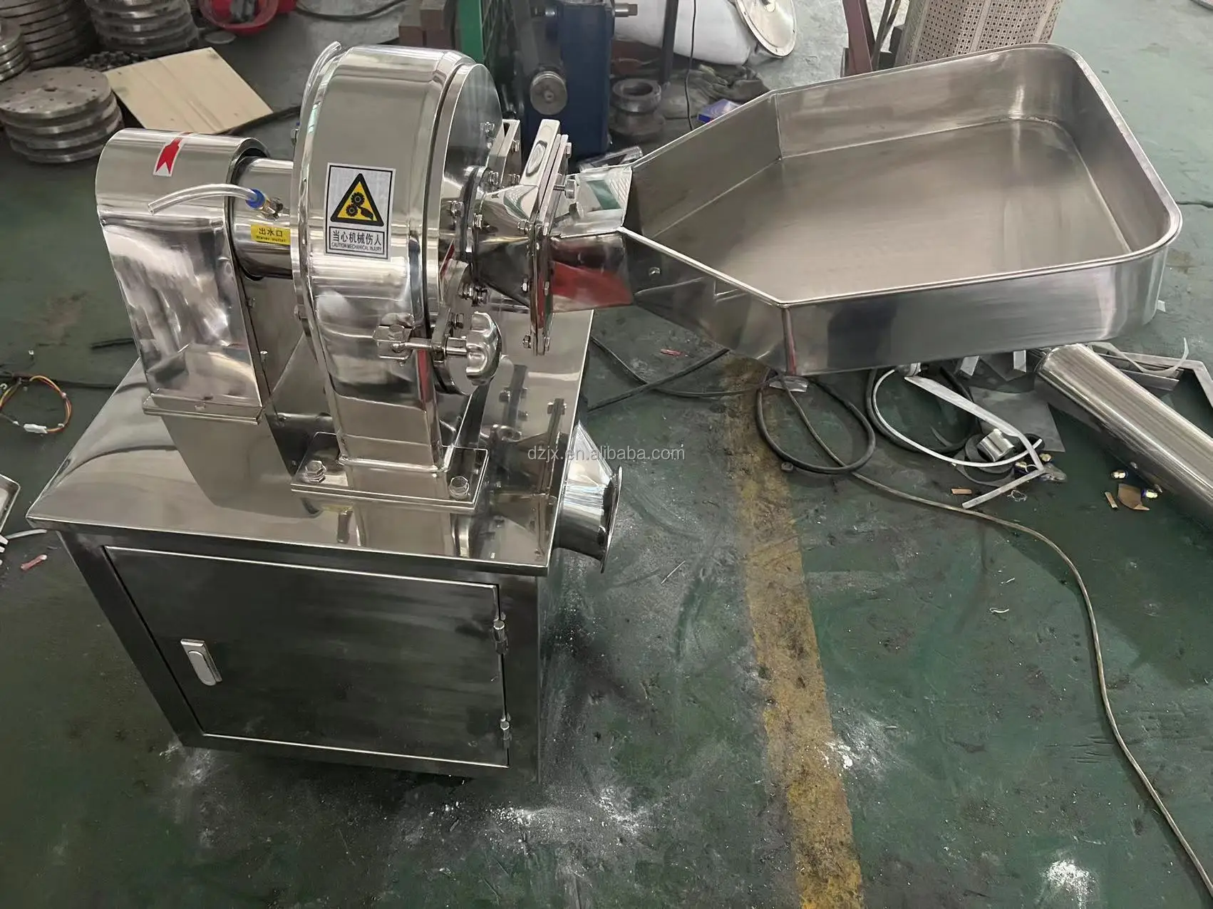 DZJX Ginger Turmeric Pulverizer Icing Sugar Miller Water Cooling ...