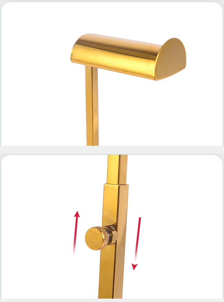 Wholesale Adjustable Gold Stainless Steel Bag Hanger