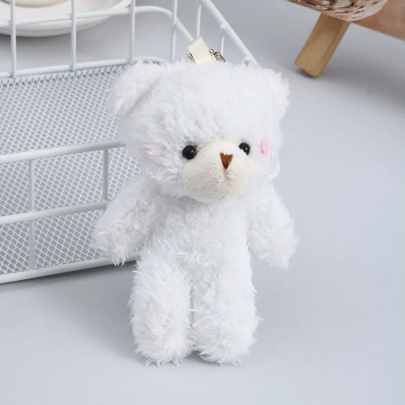 Mini Small Soft Teddy Bear Plush Keychains Toys Stuffed Animal Toys ...