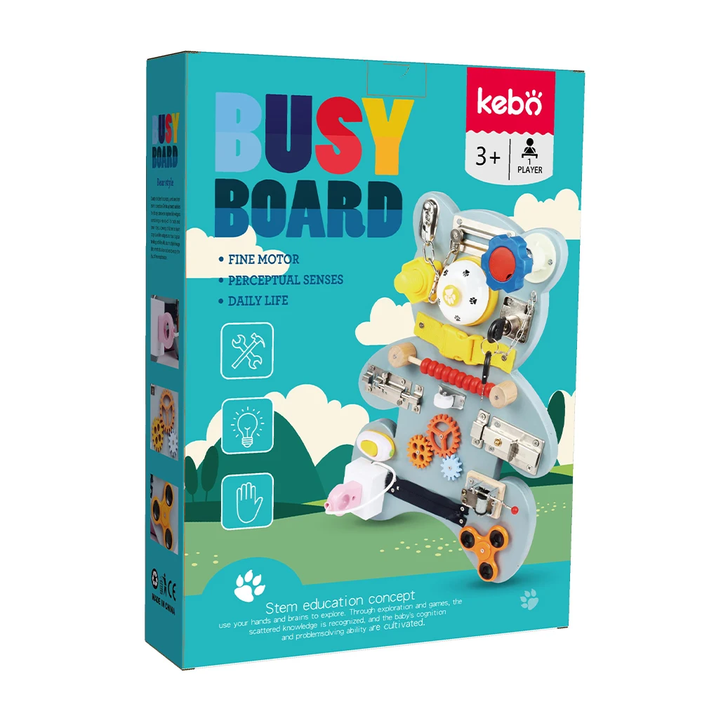 2023 Toddler Busy Board Sensory Learning Toys Early Education Busy ...