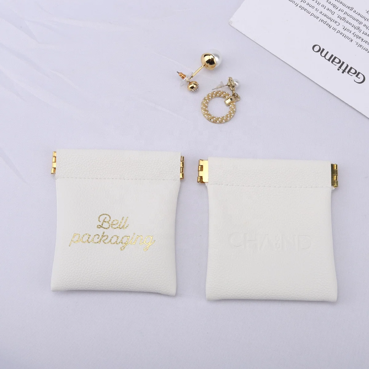 Custom Emboss Logo Mini Coin Purse - Perfect Gift Pouch