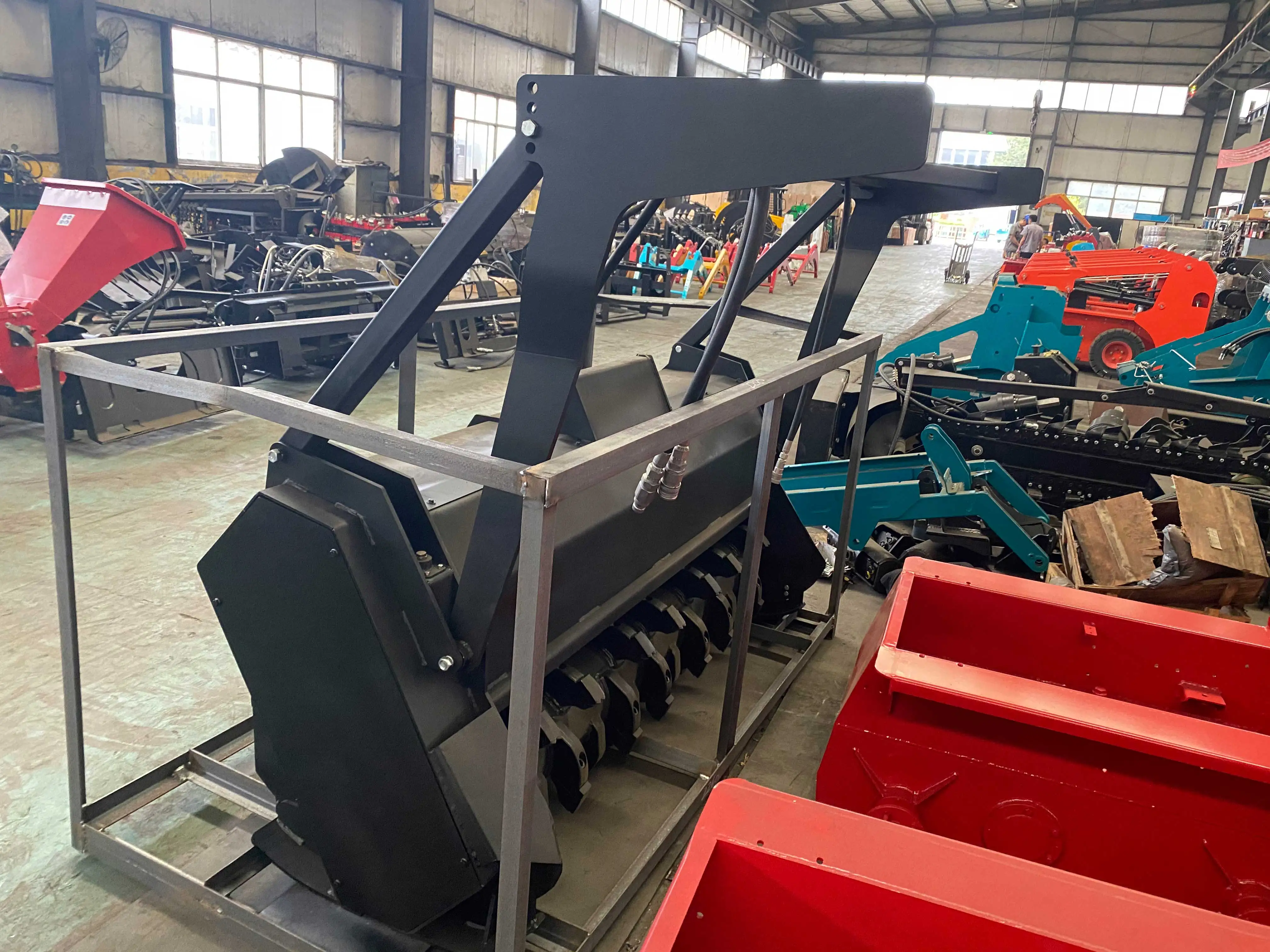 YUANXING Mulcher Skid Steer 100hp - 1200kg EPA Diesel Loader