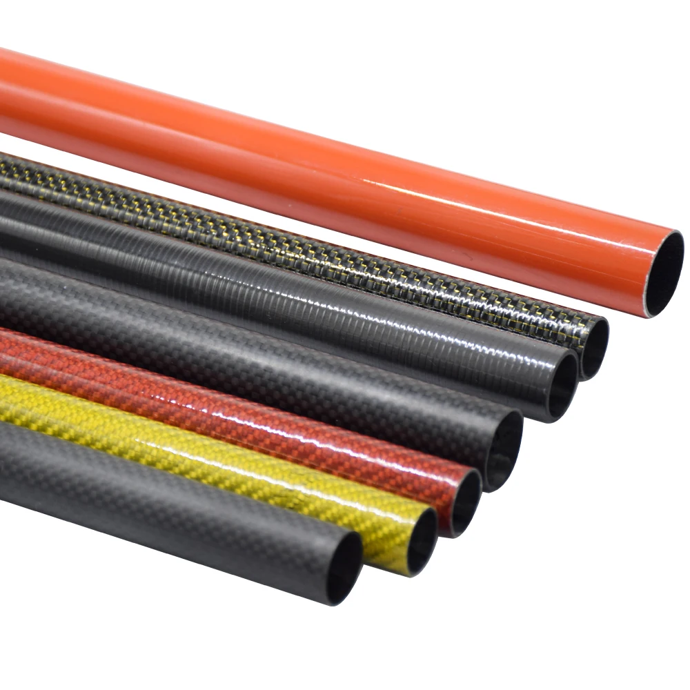 Oem Colored Fiber Tubing Carbon 1mm-100mm Fibra De Carbono Tube De ...
