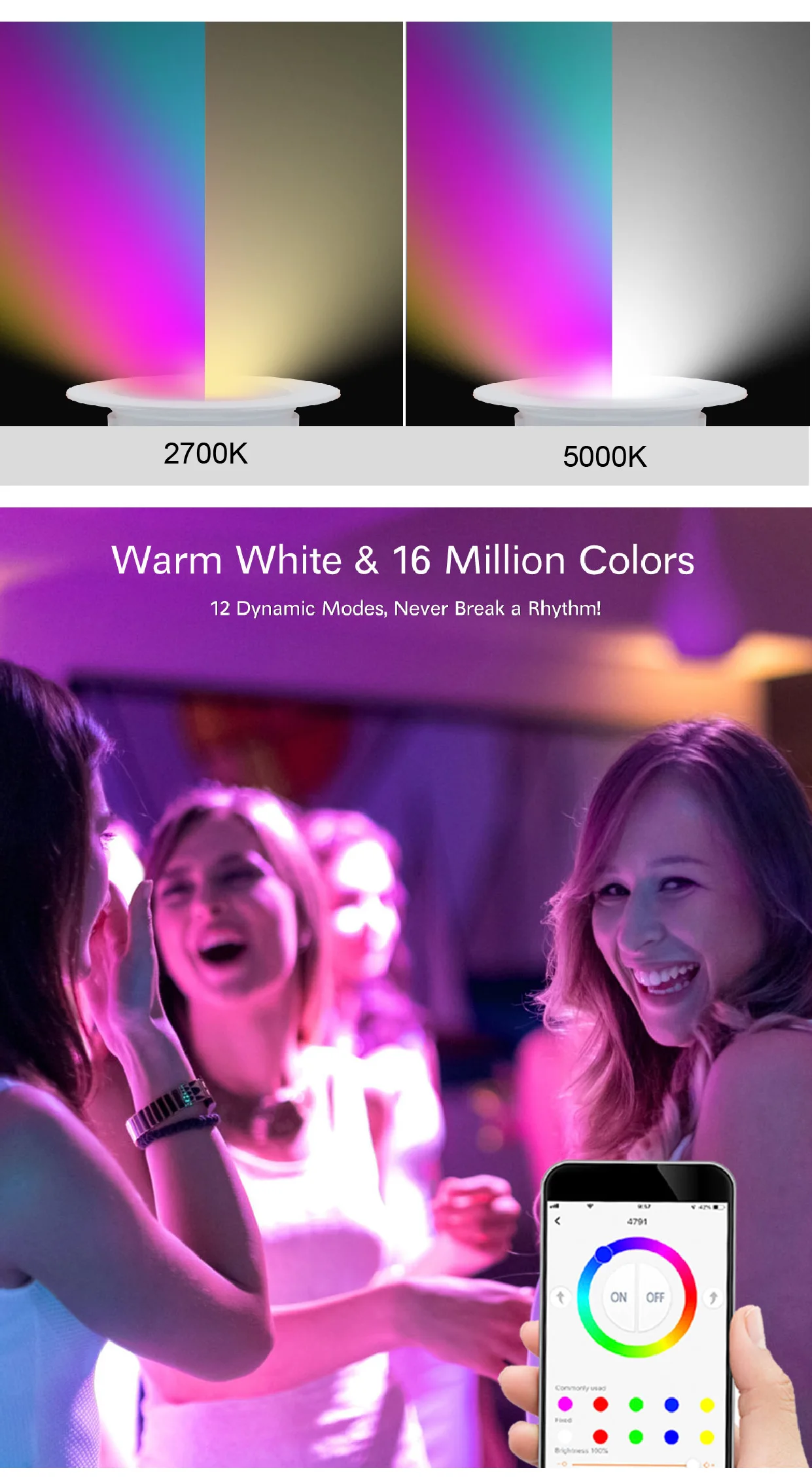 DUSKTEC Smart LED Downlights - Versatile Lighting Solutions