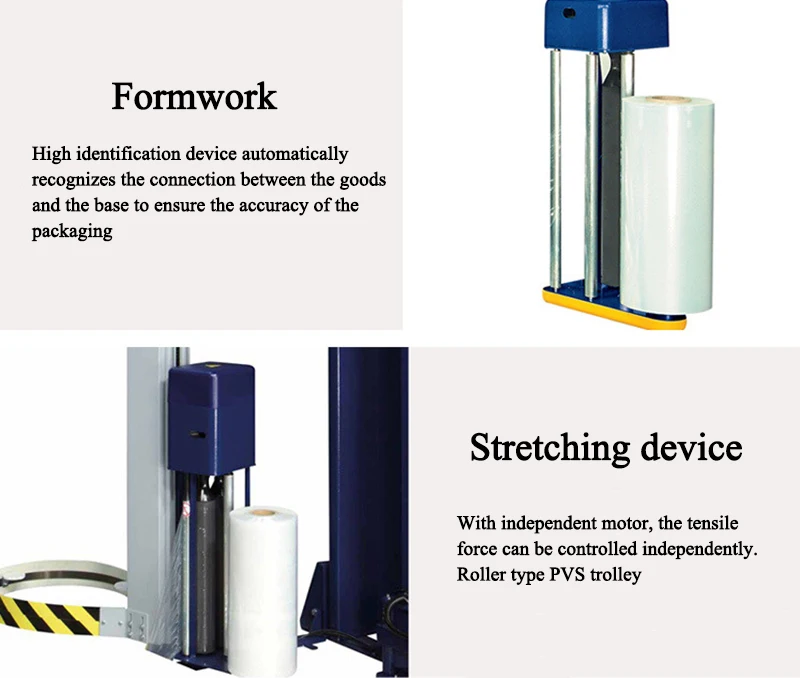 Pallet Wrapping Machine Turntable Stretch Film Wrapping Machine ...