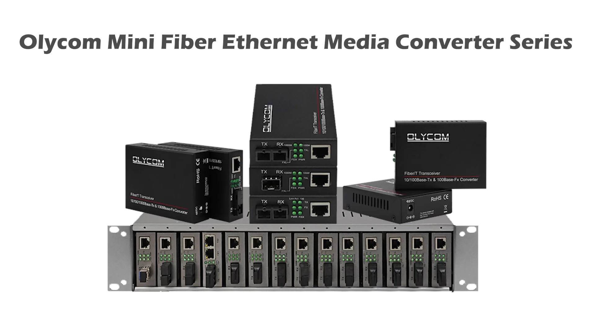 Lc Fiber To Gigabit Rj45 Copper Ethernet 20km 10/100/1000m Sfp Media ...