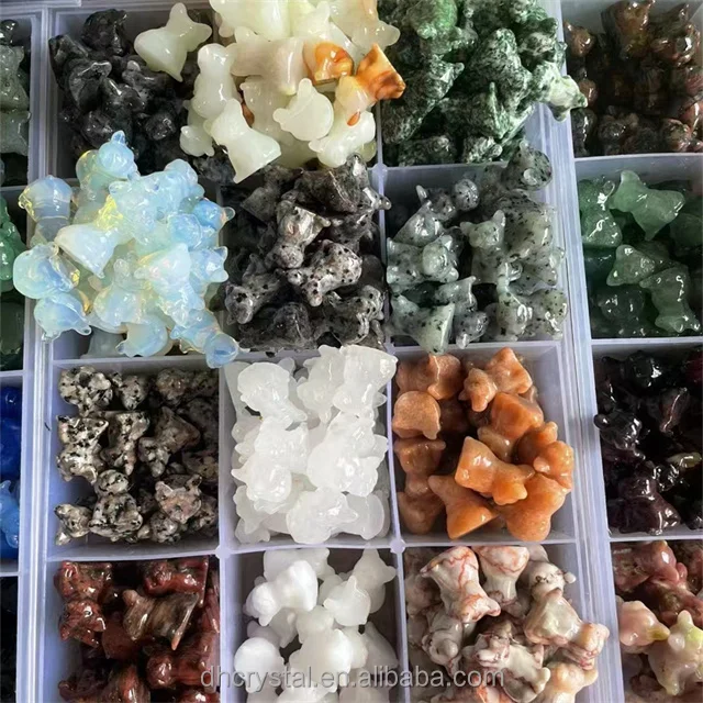Wholesale 35mm Crystals Crafts Healing Stones Natural Mix Quartz ...