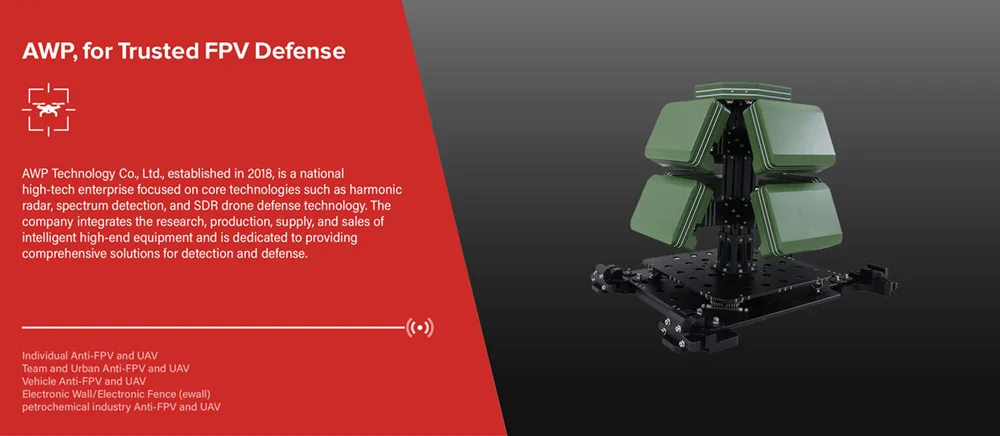 7KM Distance Uav Fpv Defense System Control Platform for Low Altitude ...