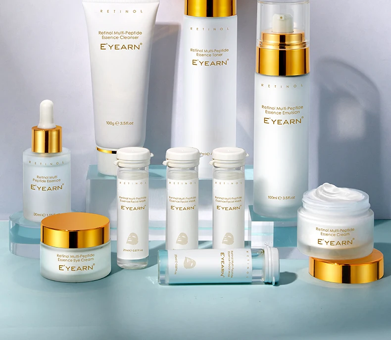 Retinol Multi Peptides 11-Piece Anti-Aging Skin Care Set for All Skin ...