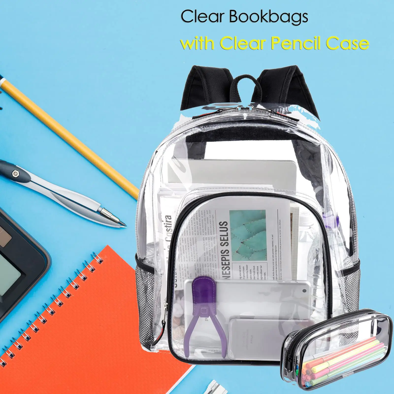 Customized Logo Heavy Duty Waterproof Pvc Plastic Transparent Clear ...