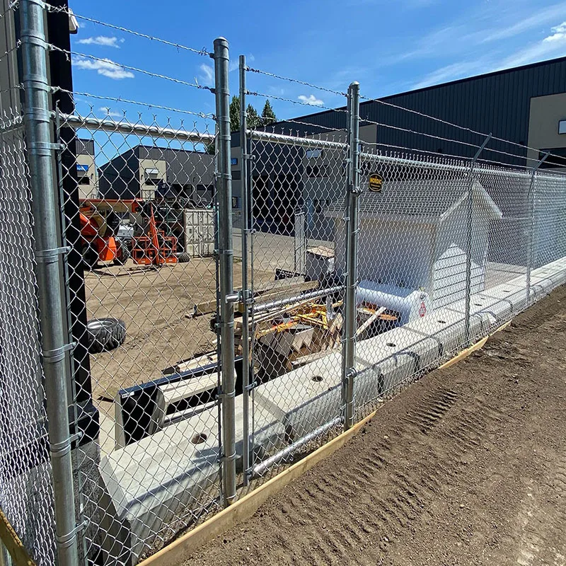 Galvanized Chain Link Fencing Cyclone Fences Farm Railing Metal Wire ...