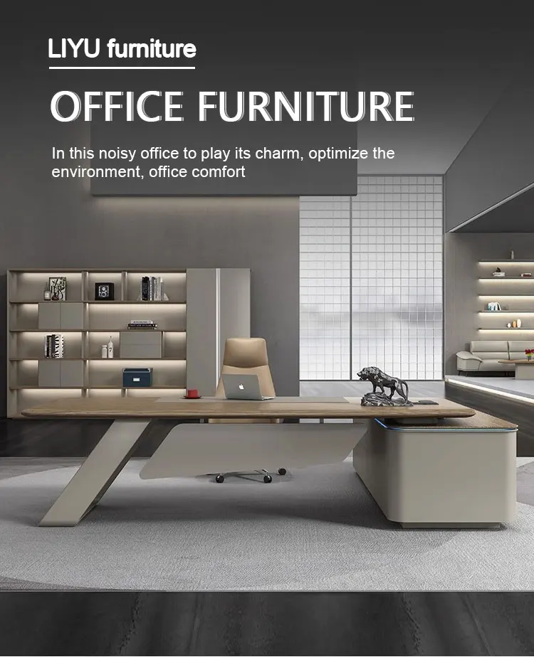 Liyu Executive Modern Design Luxury Desk Customize Home Furniture Ceo ...